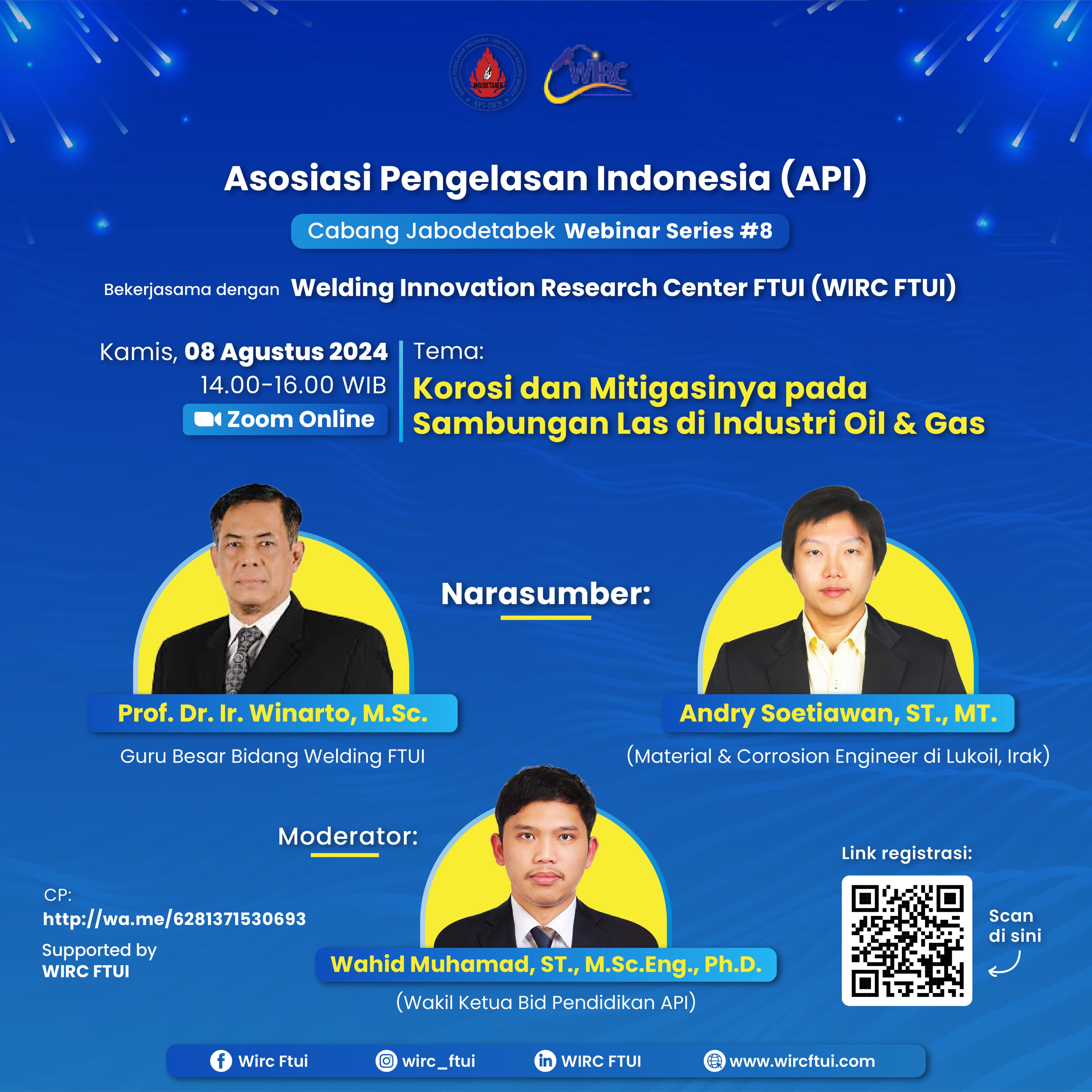 Korosi dan Mitigasinya Pada Sambungan Las di Industri Oil & Gas | WIRC - FTUI